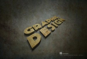 3D Text Tutorial With Illustrator and Photoshop - mameara
